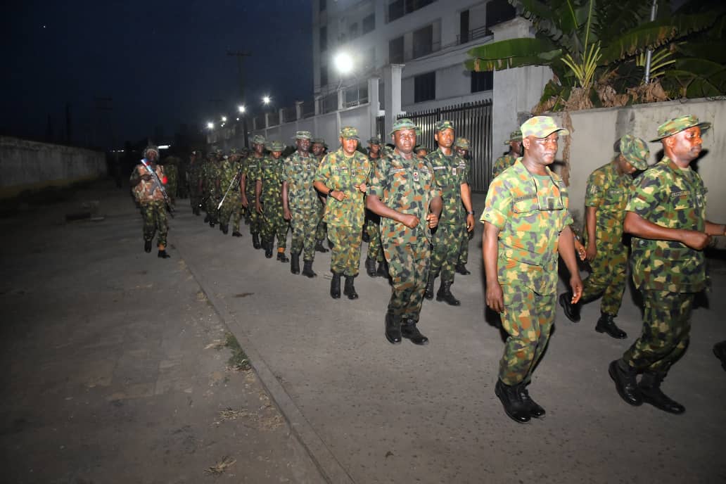 NAFRC | NAFRC Conducts First Route March Under AVM Mamman's Leadership