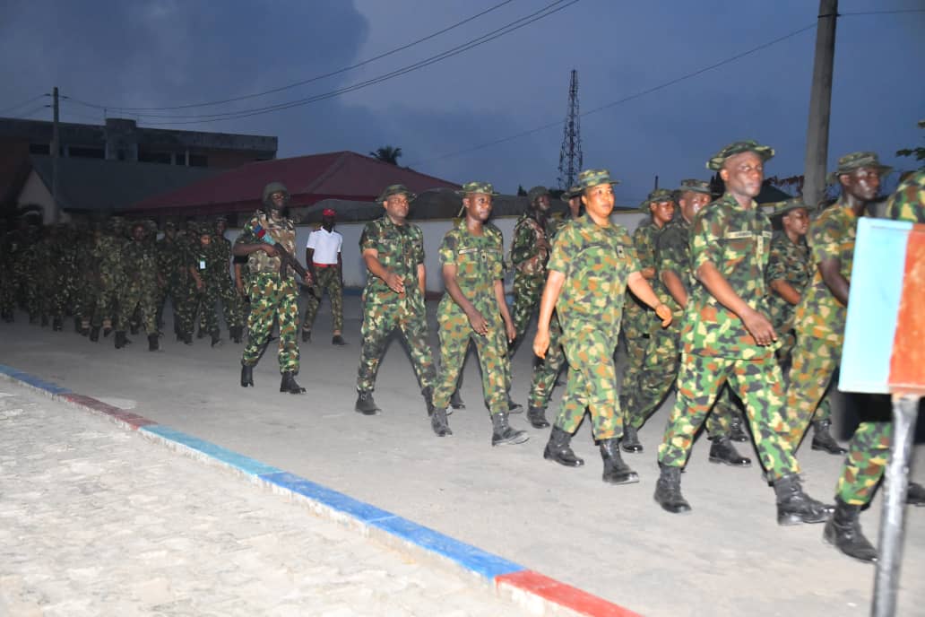 NAFRC | NAFRC Conducts First Route March Under AVM Mamman's Leadership