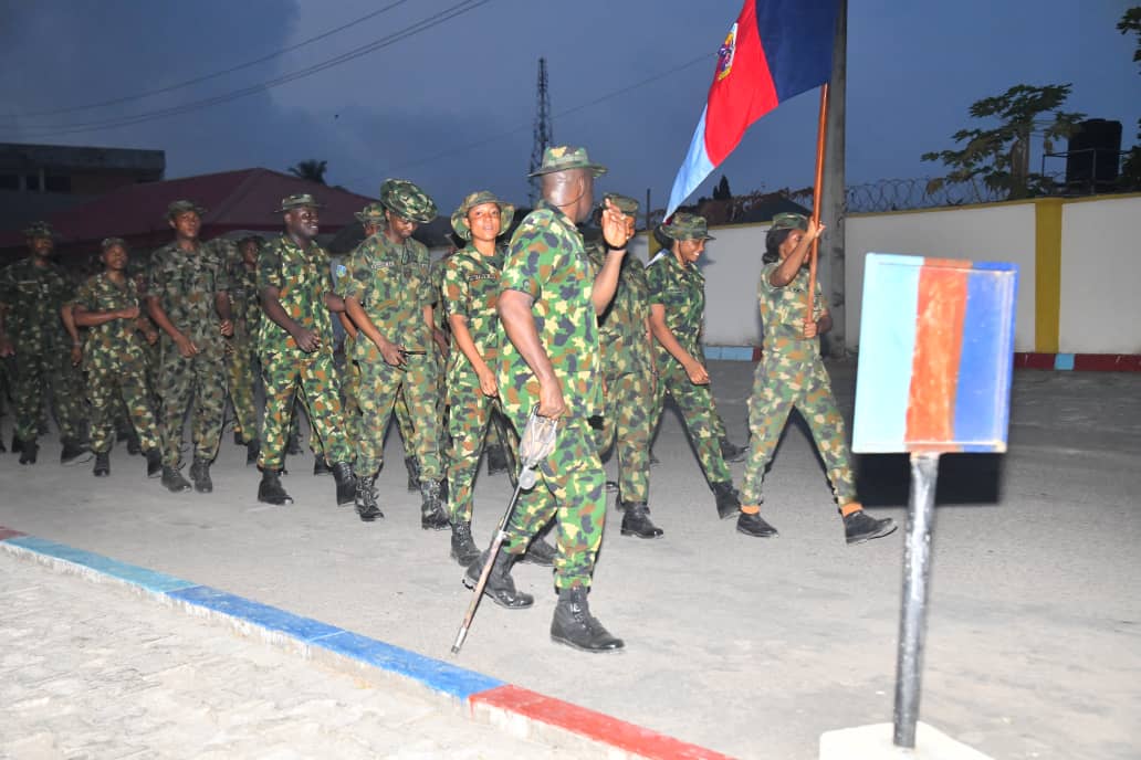 NAFRC | NAFRC Conducts First Route March Under AVM Mamman's Leadership